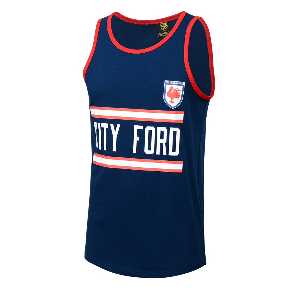 Sydney Roosters Retro Singlet – NRL Shop