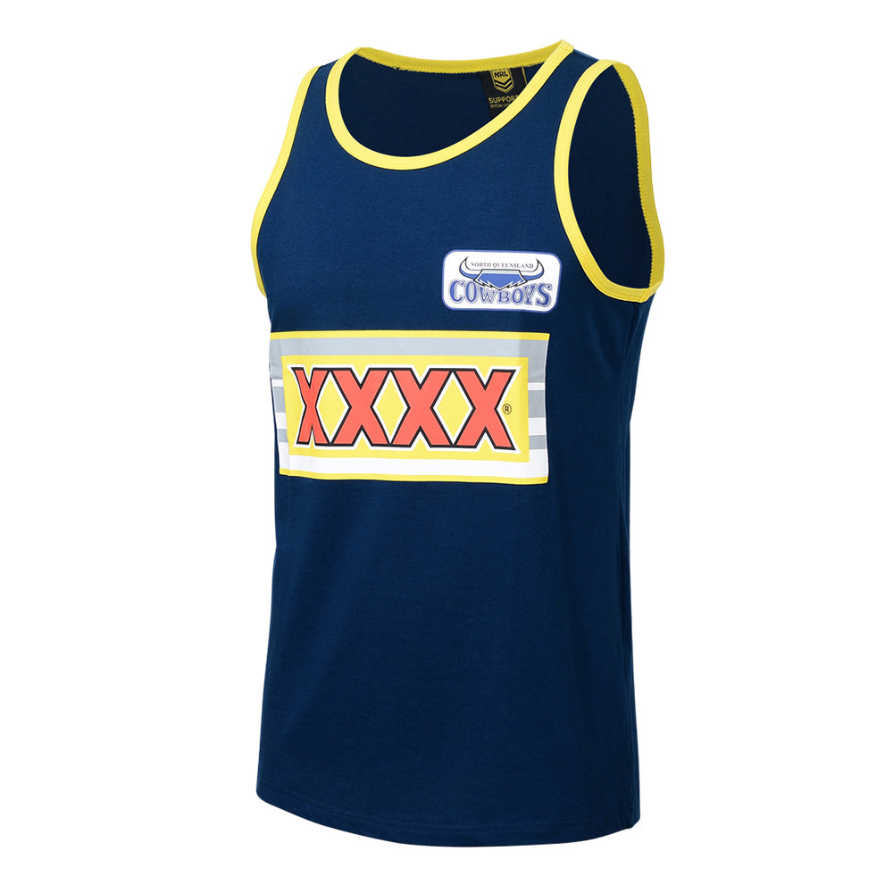 North Queensland Cowboys Retro Singlet – NRL Shop