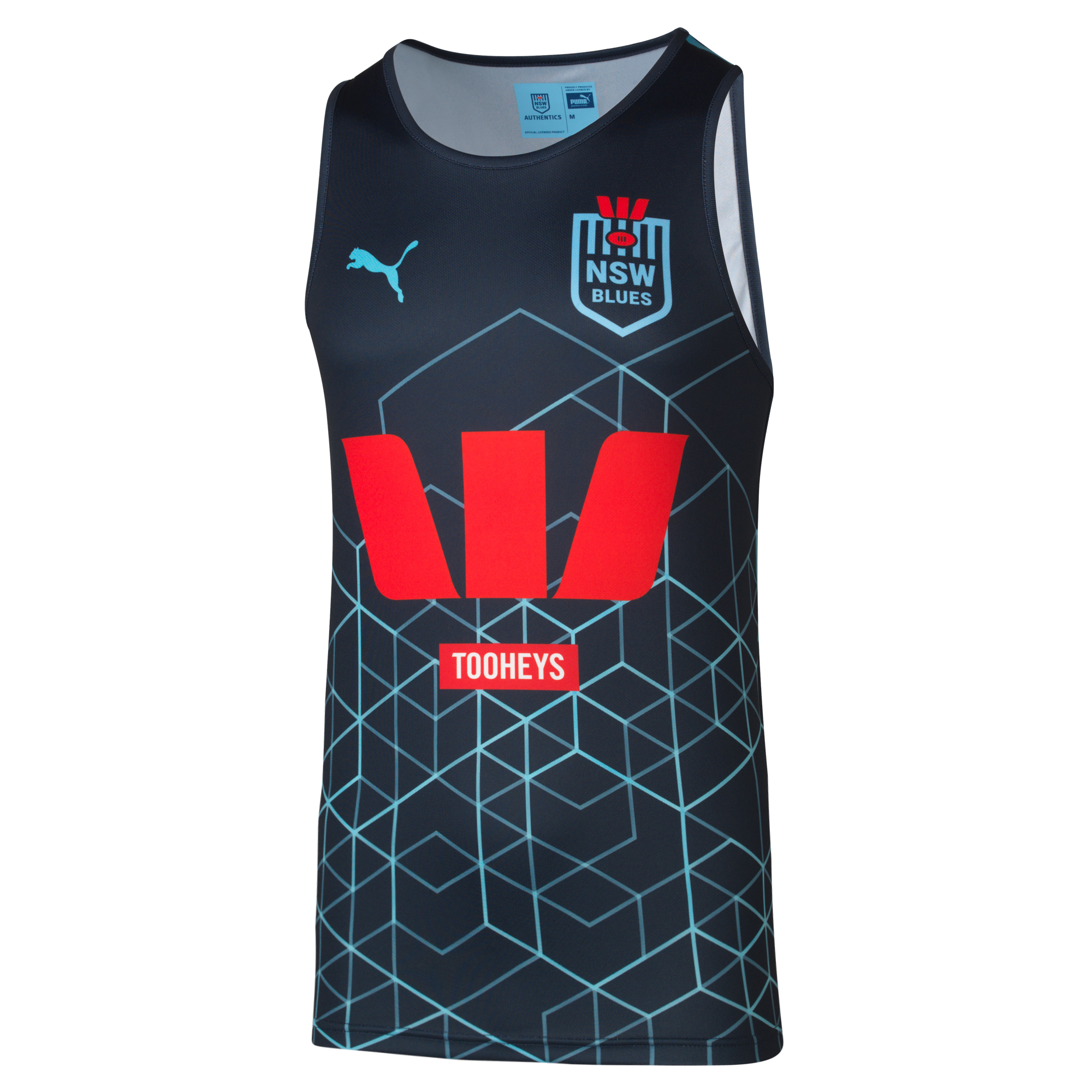 NSW Blues 2024 Mens Replica Training Singlet – NRL Shop
