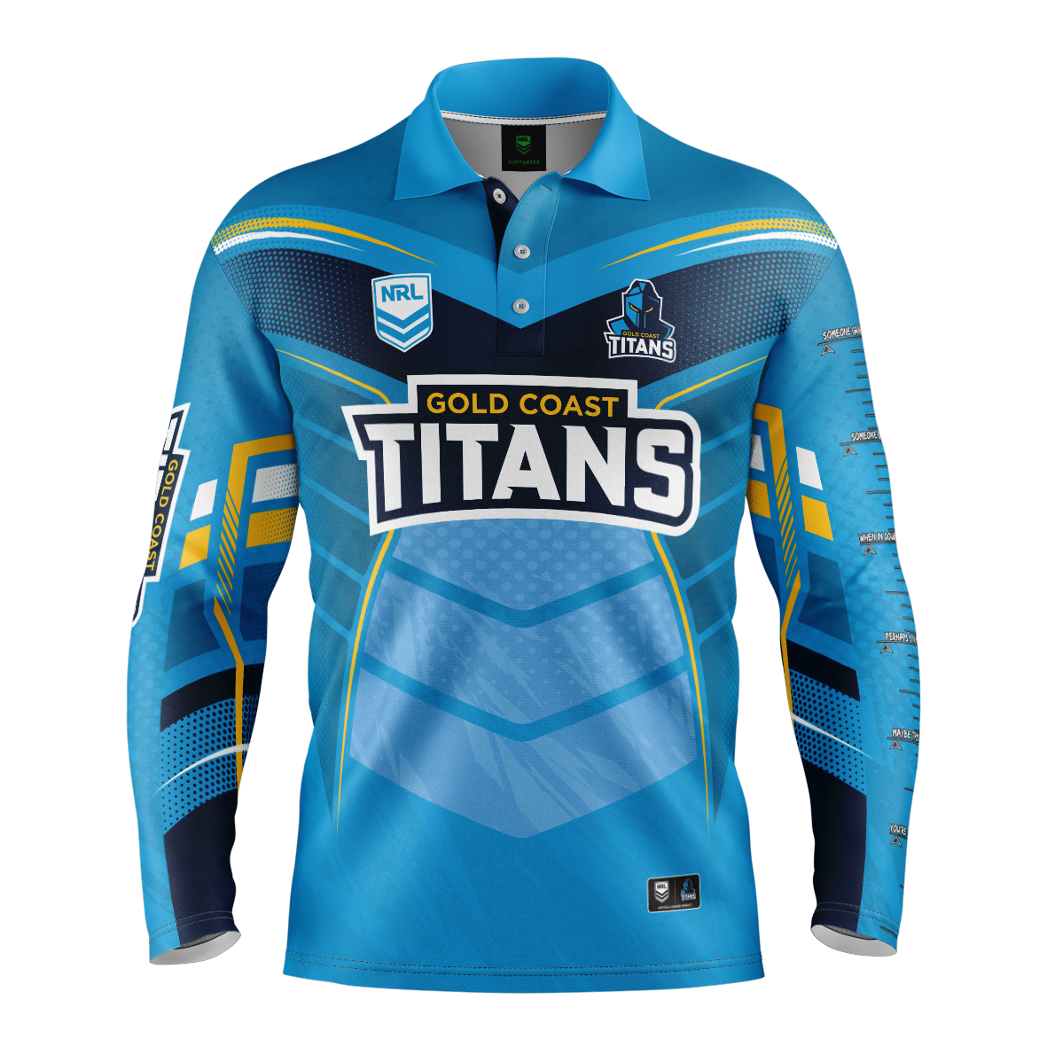 Titans Cyber Fishing Shirt Mens – NRL Shop